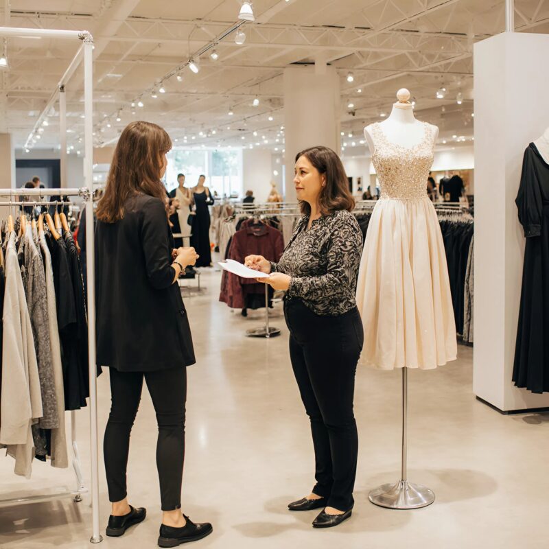 The saleswoman scoffed, refusing to sell me the dress. "It’s for ...